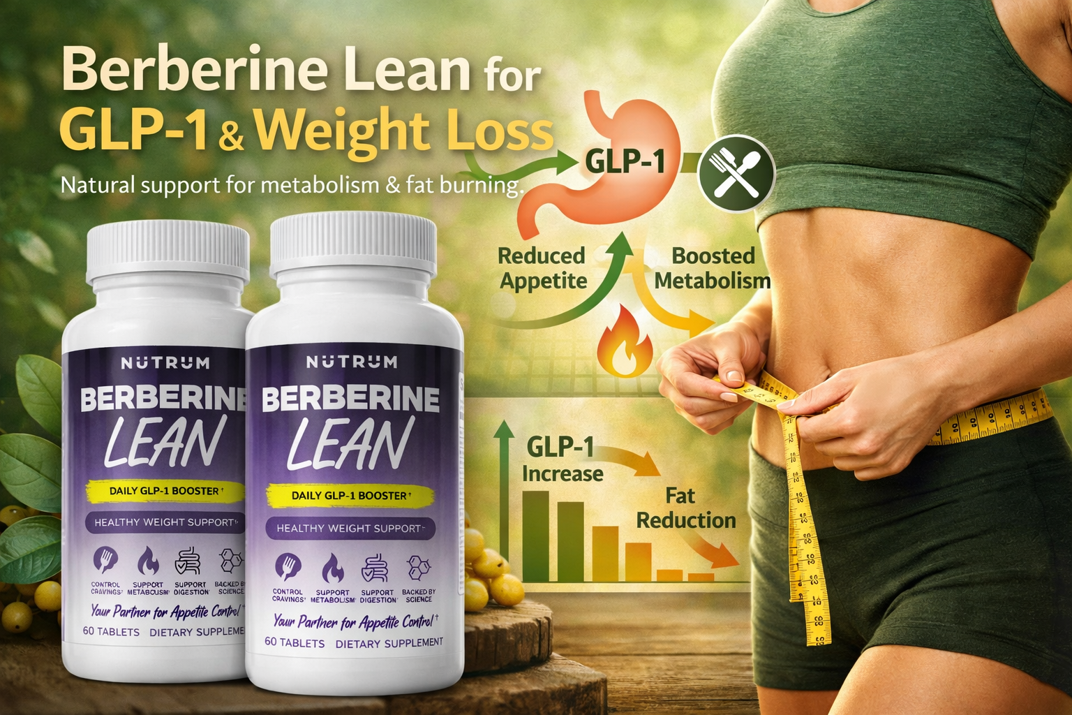 Unlocking Weight Loss: Berberine Lean for GLP-1 Support – Nutrum Biotech